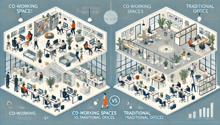 Comparing Co-working Spaces vs. Traditional Offices - Innov8